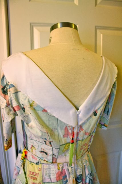 Gertie's New Blog for Better Sewing: Making a Fold-Back Dress Detail