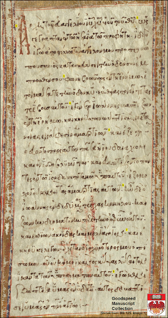 The Text of the Gospels: A Medieval Scroll with Text from the Gospels