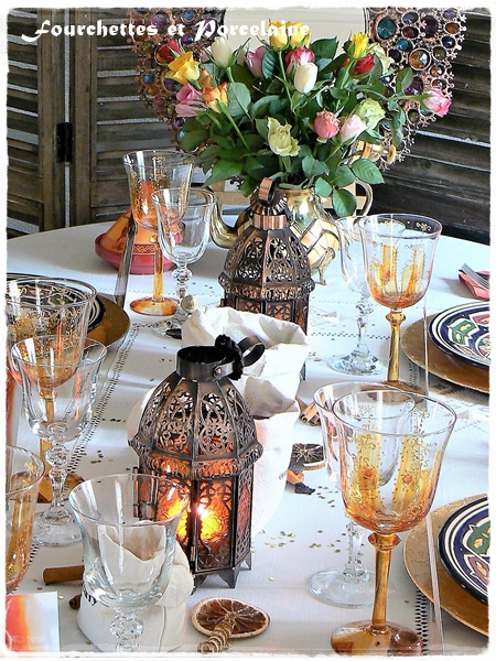Fourchettes et Porcelaine: TABLES " INSPIRATION ORIENTALE