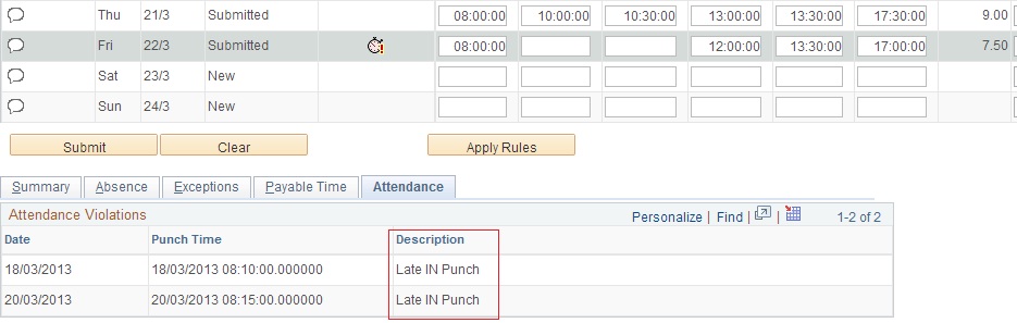 Oracle HCM for YOU: PeopleSoft 9.2 feature review - Timesheet page gets ...