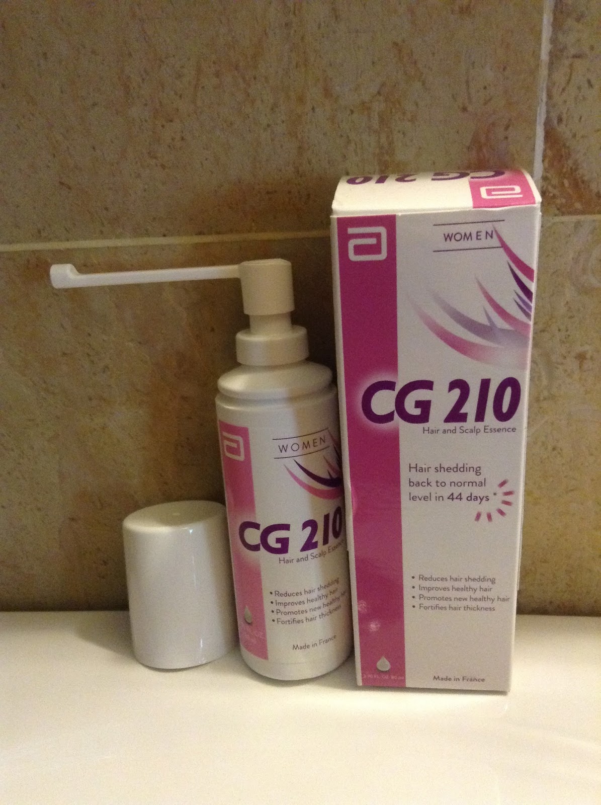 開心分享 (歡迎電郵比比意見) ^^: 產後脫髮 @雅培防脫髮精華CG210