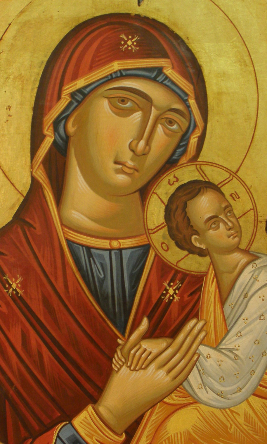 Antonis Theodorakis- Iconographer: Holy Mother icon and Christ Child