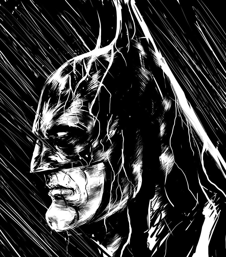 Batman + Inking Tutorial