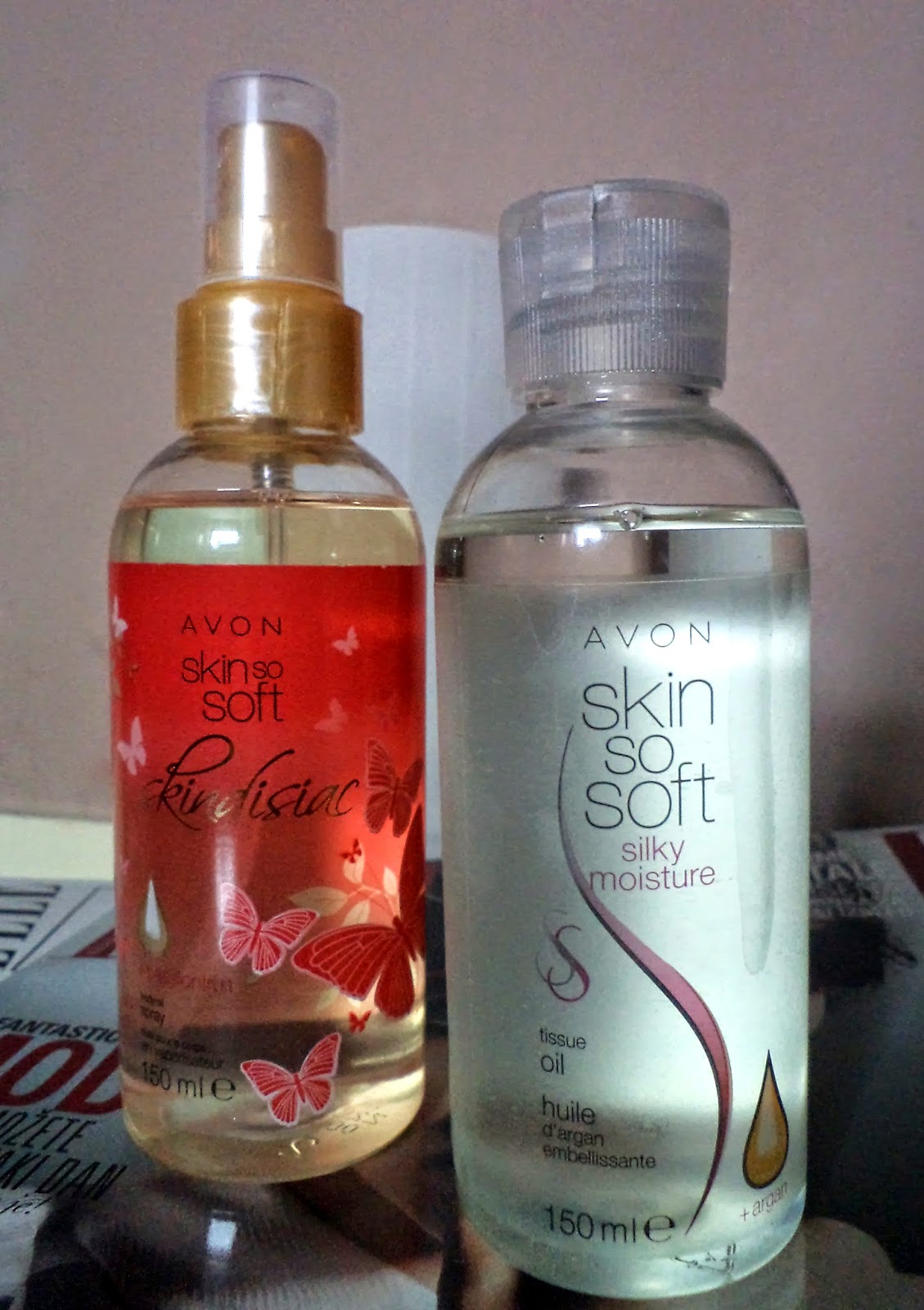 AVON ulja za negu tela - Avon Skin So Soft Silky Moisture Tissue Oil i ...