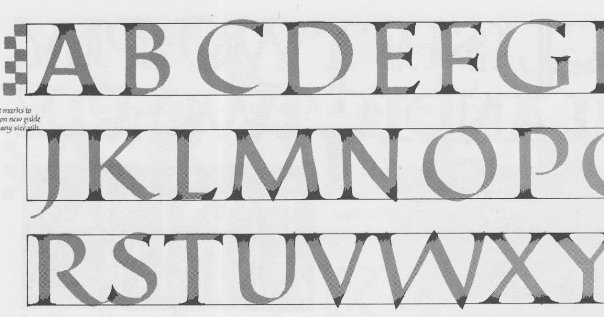 Margaret Shepherd: Calligraphy Blog: 110 Retouched Roman