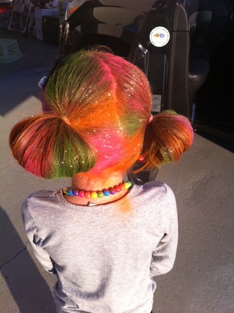 The Nixons: It's CrAzY hair day!!!