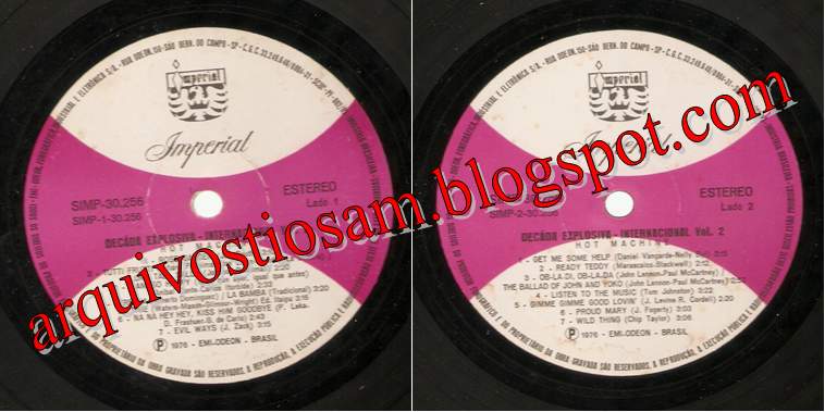 ARQUIVOS TIO SAM: Década Explosiva - Hot Machine - Vol 02