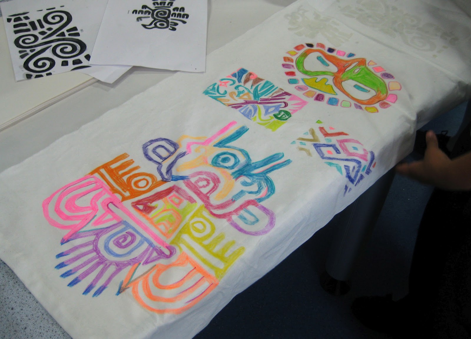 Student Artwork: Year 6 Batik Session