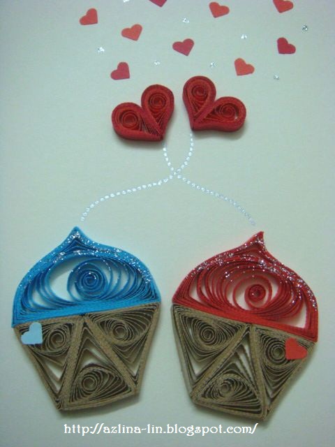 AZLINA ABDUL: Quilled cupcakes