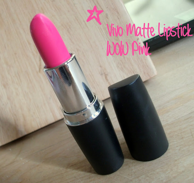 GemSeren UK Beauty Blog: Vivo Cosmetics Matte Lipstick - WOW Pink Review