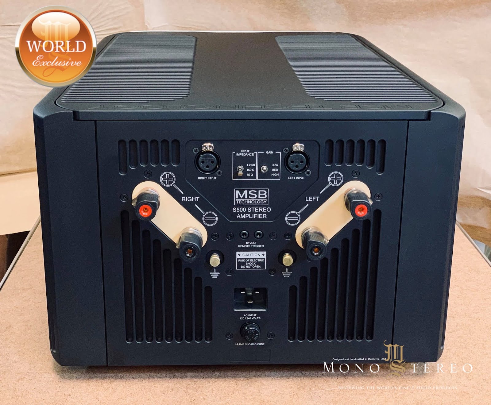 New MSB Technology S500 stereo amplifier! – M & S | Ultimate High-Fidelity