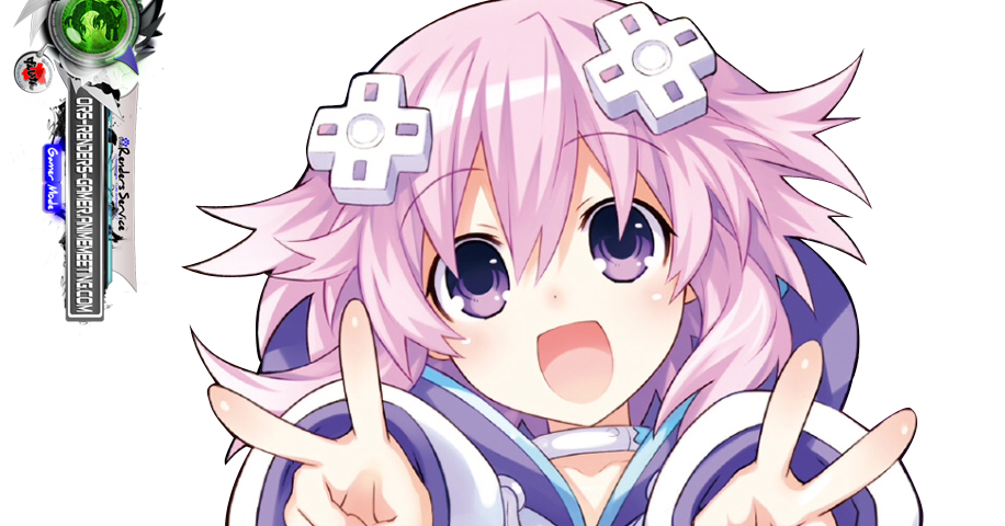 Neptunia:Neptune Mega Kawaiii VII Salute Render | ORS Anime Renders ...