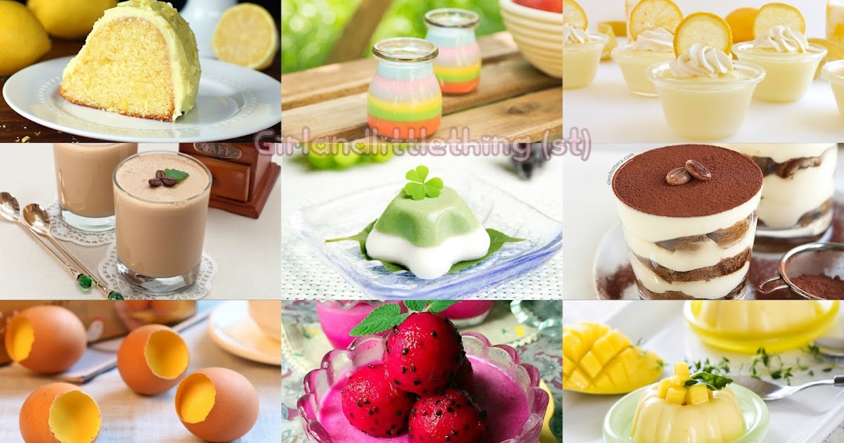 Công thức 30 món Pudding mềm mịn, thanh nhẹ, thơm ngon ...