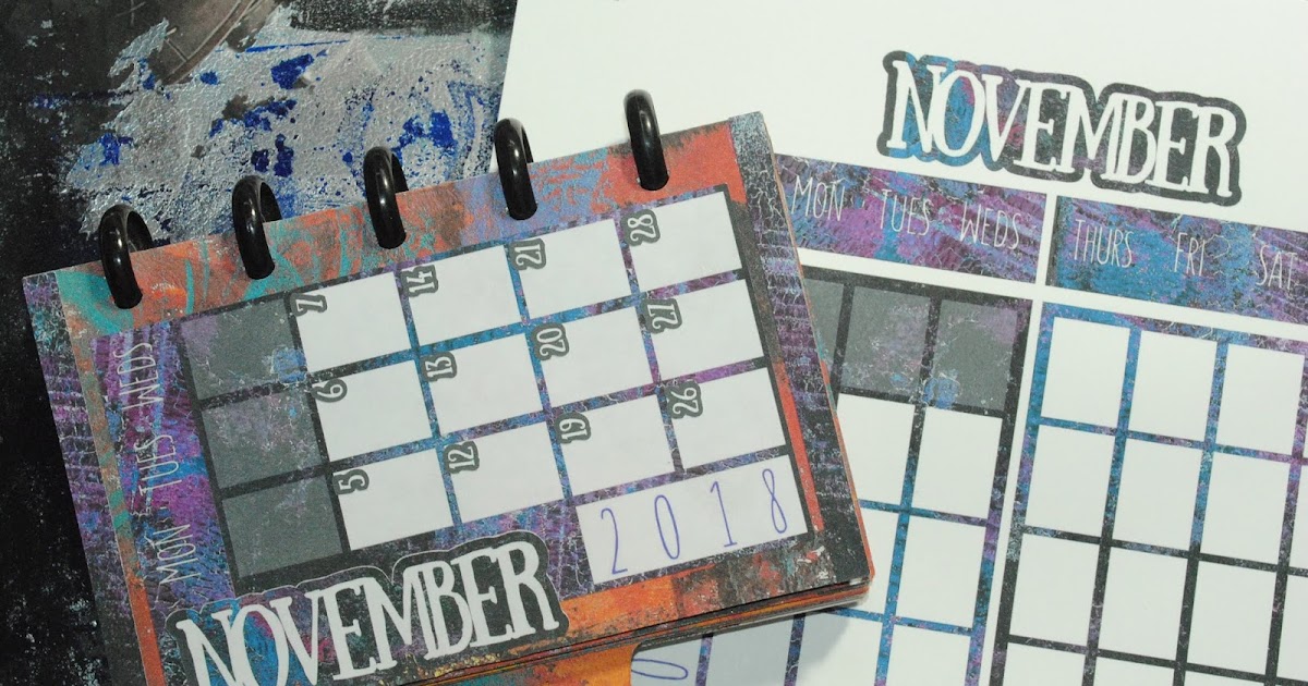 Miscellaneous Juxtapositions: November Month-at-a-Glance Freebie