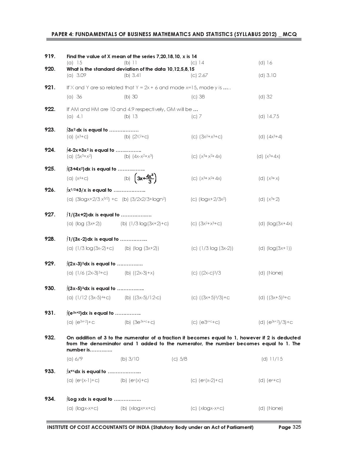 KNOWLEDGE FOR ALL: MCQs FUNDAMENTAL OF BUSINESS MATHEMATICS AND ...