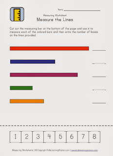 Measurement Worksheets | روضة العلم للاطفال