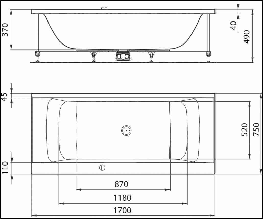 Hauteur Baignoire Standard Home Idea
