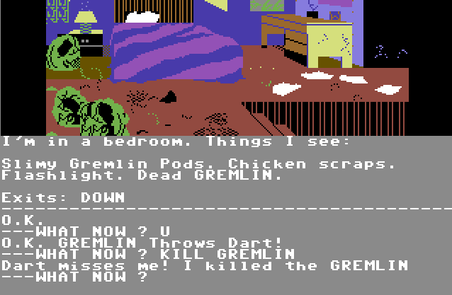 VGJUNK: GREMLINS: THE ADVENTURE (COMMODORE 64)