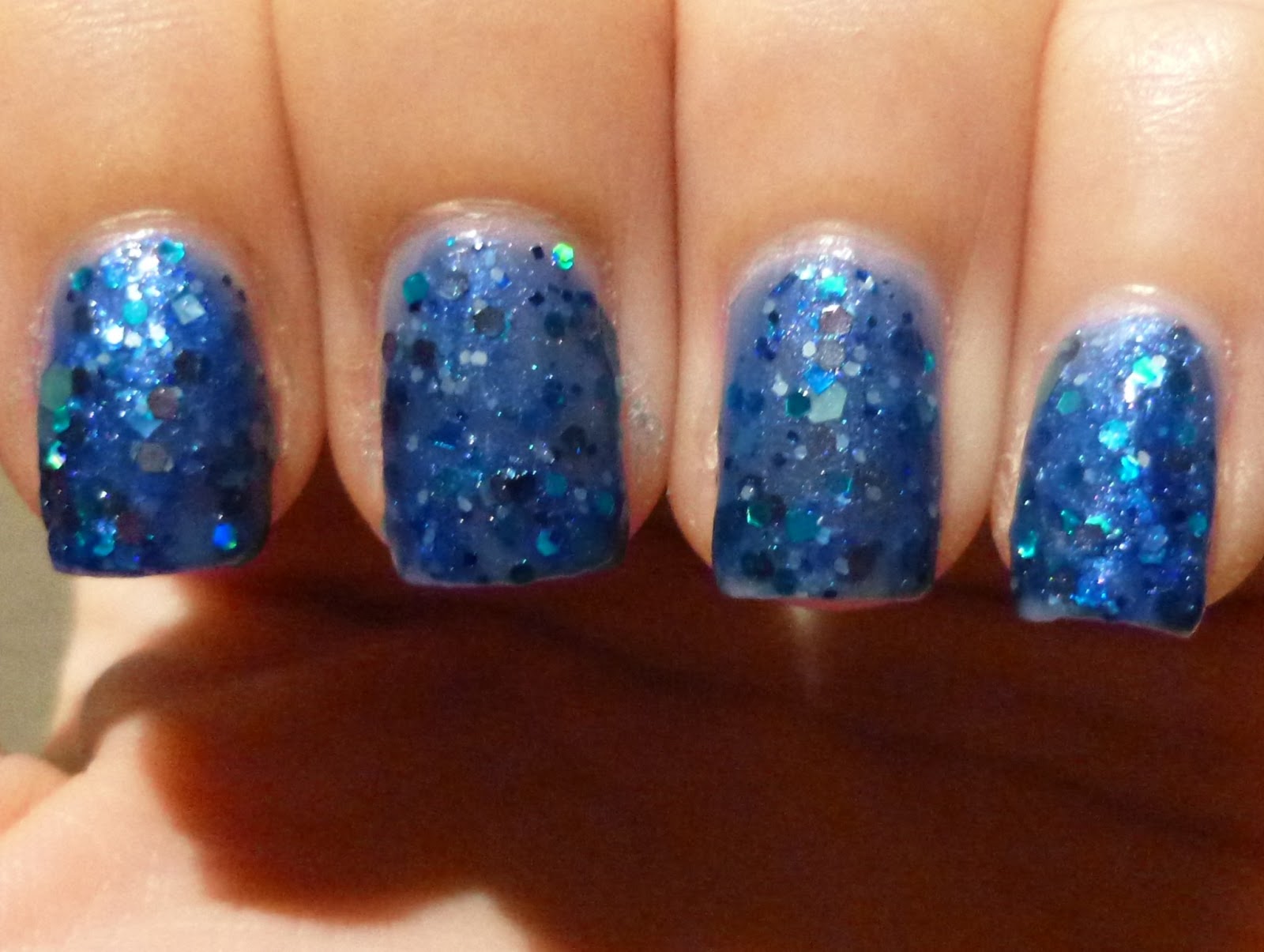 Blue Nails for Autism Awareness featuring Water Works by LynB Designs ...