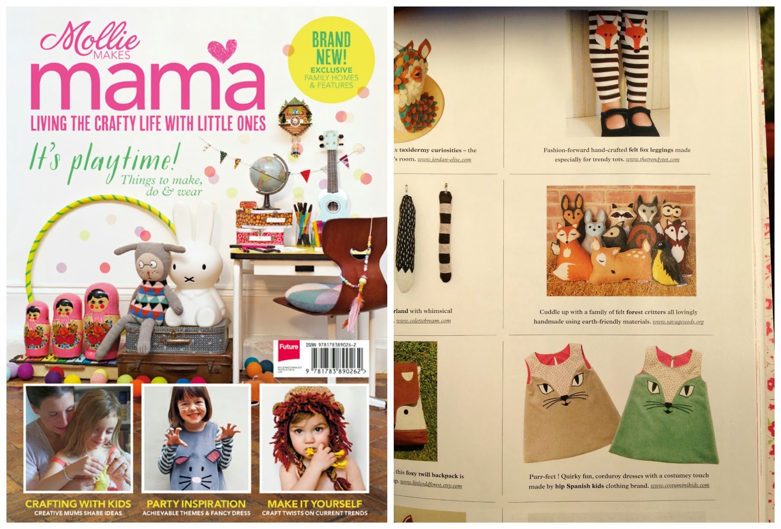 Savage Seeds: Mollie Makes MAMA Magazine Feature