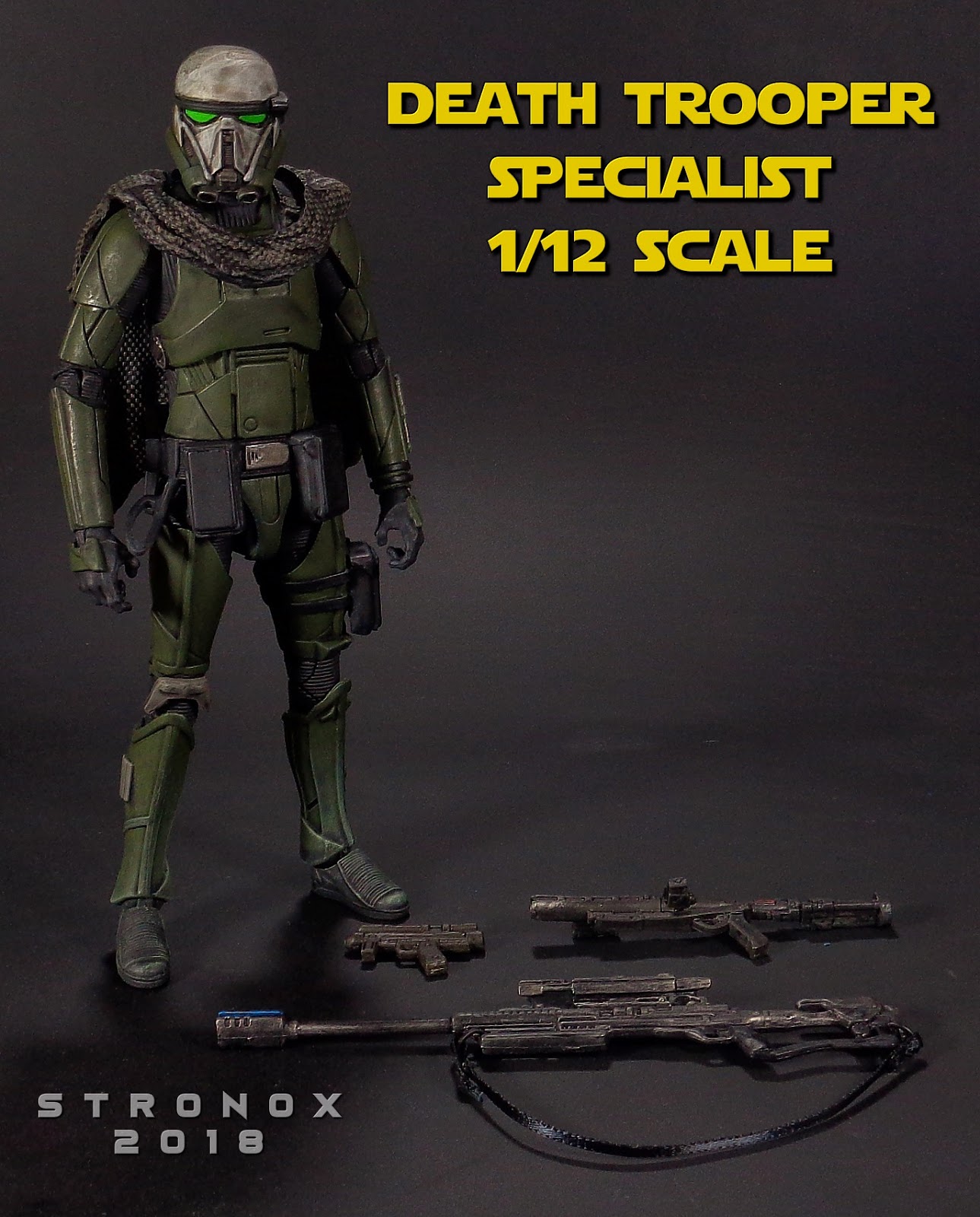 Stronox Custom Figures: Star Wars Black Series: Death Trooper Specialist