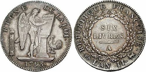 French livre | Medical silver