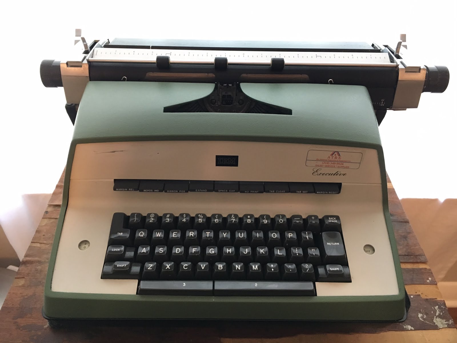 Guest post: The IBM Model D Executive typewriter/ /THE TYPEWRITER ...