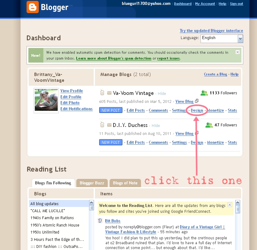 Tutorial: How to add social networking buttons to your blog / Va-Voom ...
