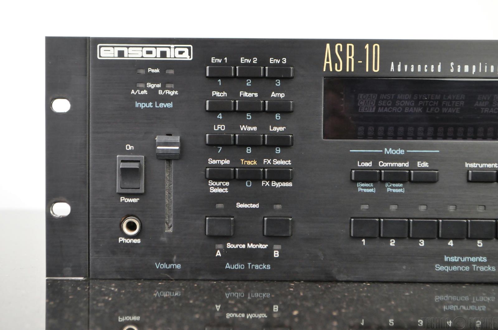 MATRIXSYNTH: ENSONIQ ASR 10 Advanced Sampling Recorder SN ASR-11522