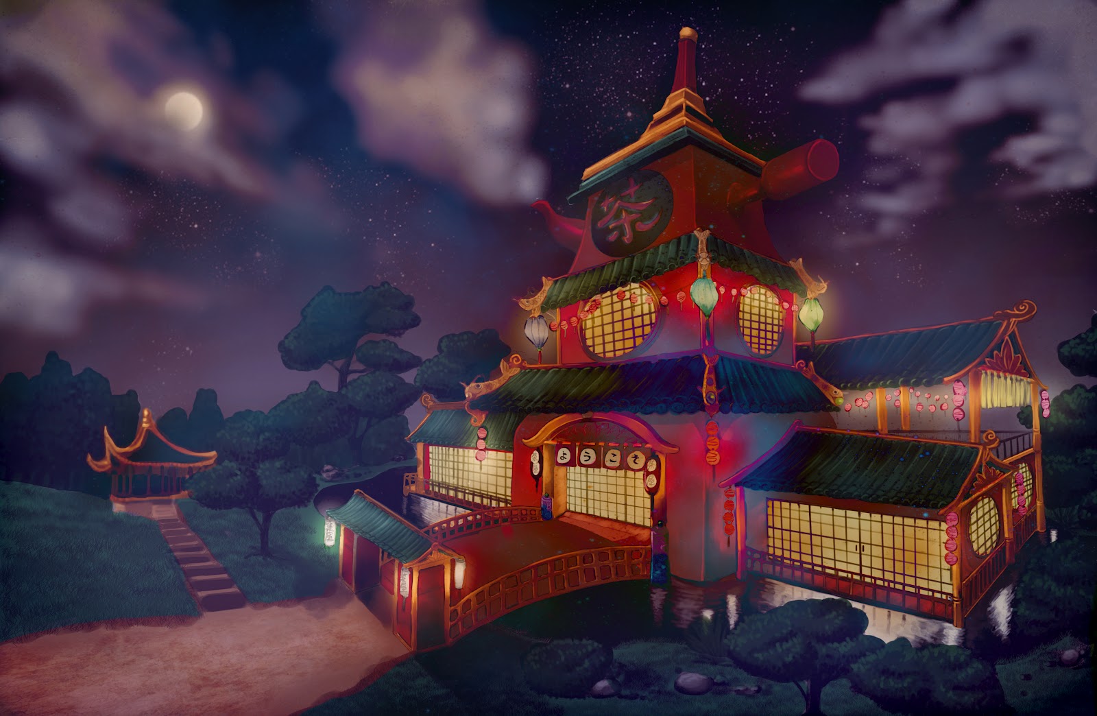 Glockx Art: The Tea House