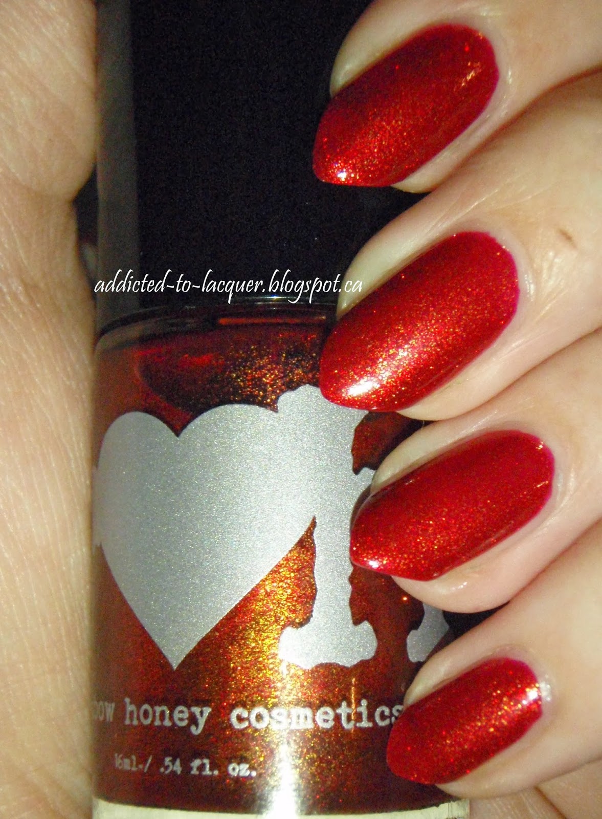 Addicted to Lacquer: Rainbow Honey - Ruby Weapon