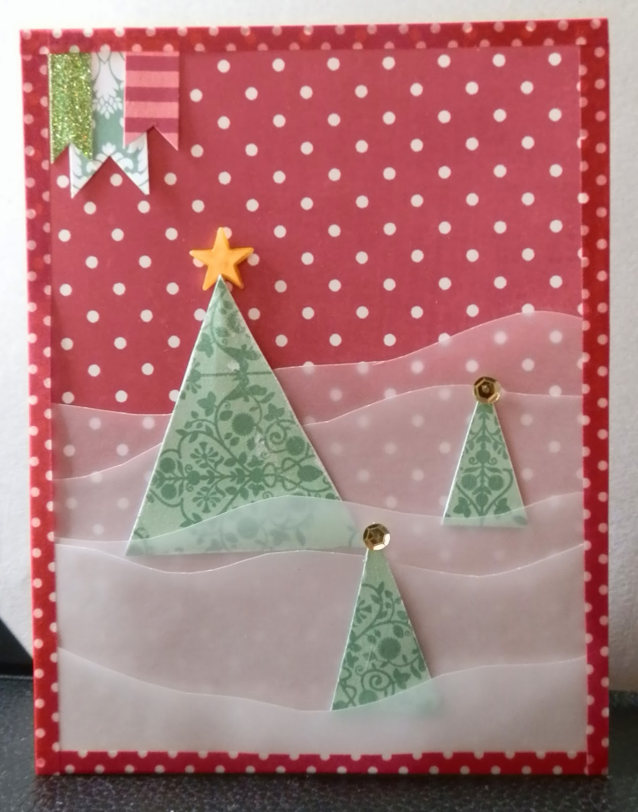 Practical Scrappers: Christmas Tree Cards 4 ways!