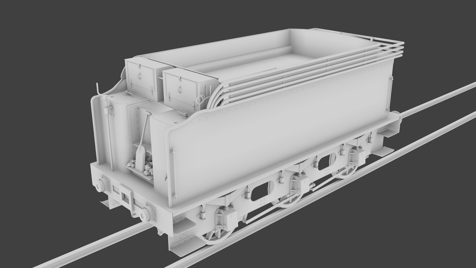 Victory Works: LNER J21 (NER Class C): Tender WIP