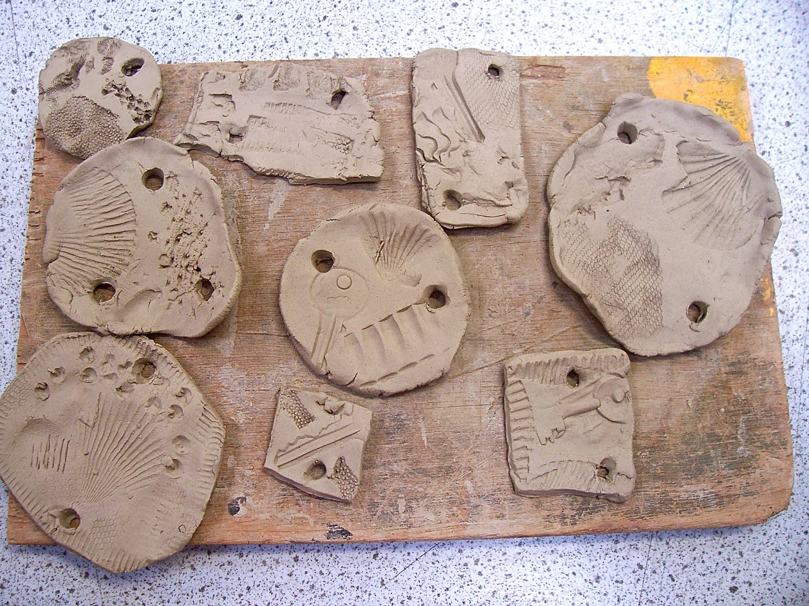 Little Brick House Clayworks: School Art project Glass melting on ...