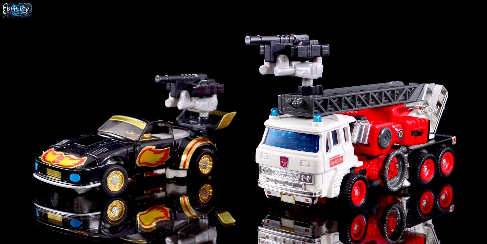 Brr-icy's Transformers Reviews: Headmasters Exclusives Stepper and Artfire
