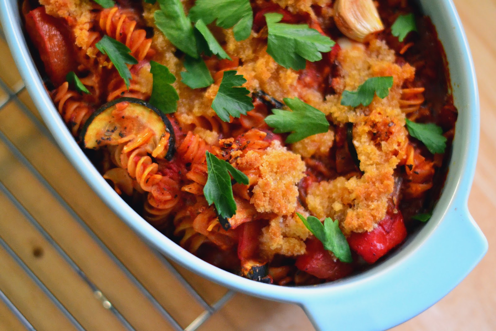 Baked fusilli. - the hardcore herbivore.