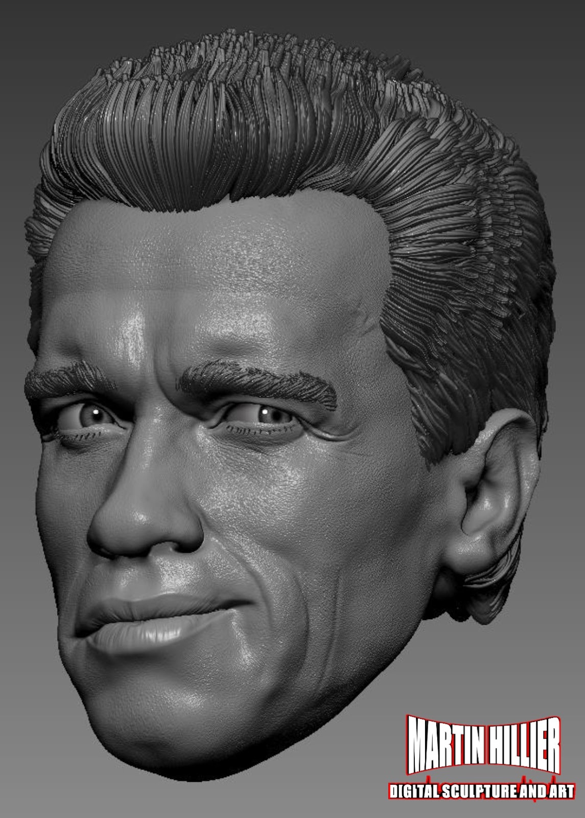 MARTIN HILLIER DIGITAL SCULPTURE AND ART - 1/6 SCALE ACTION FIGURE ...