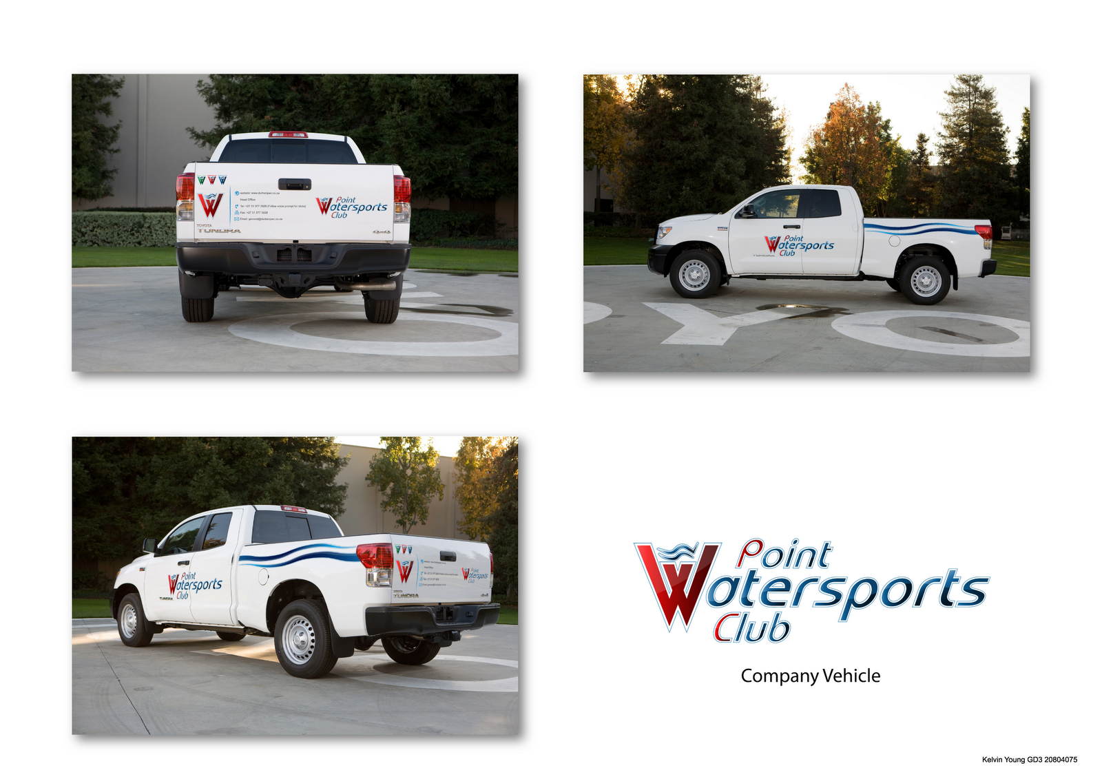 Kelvino: Corporate Identity: Point Water Sports Club