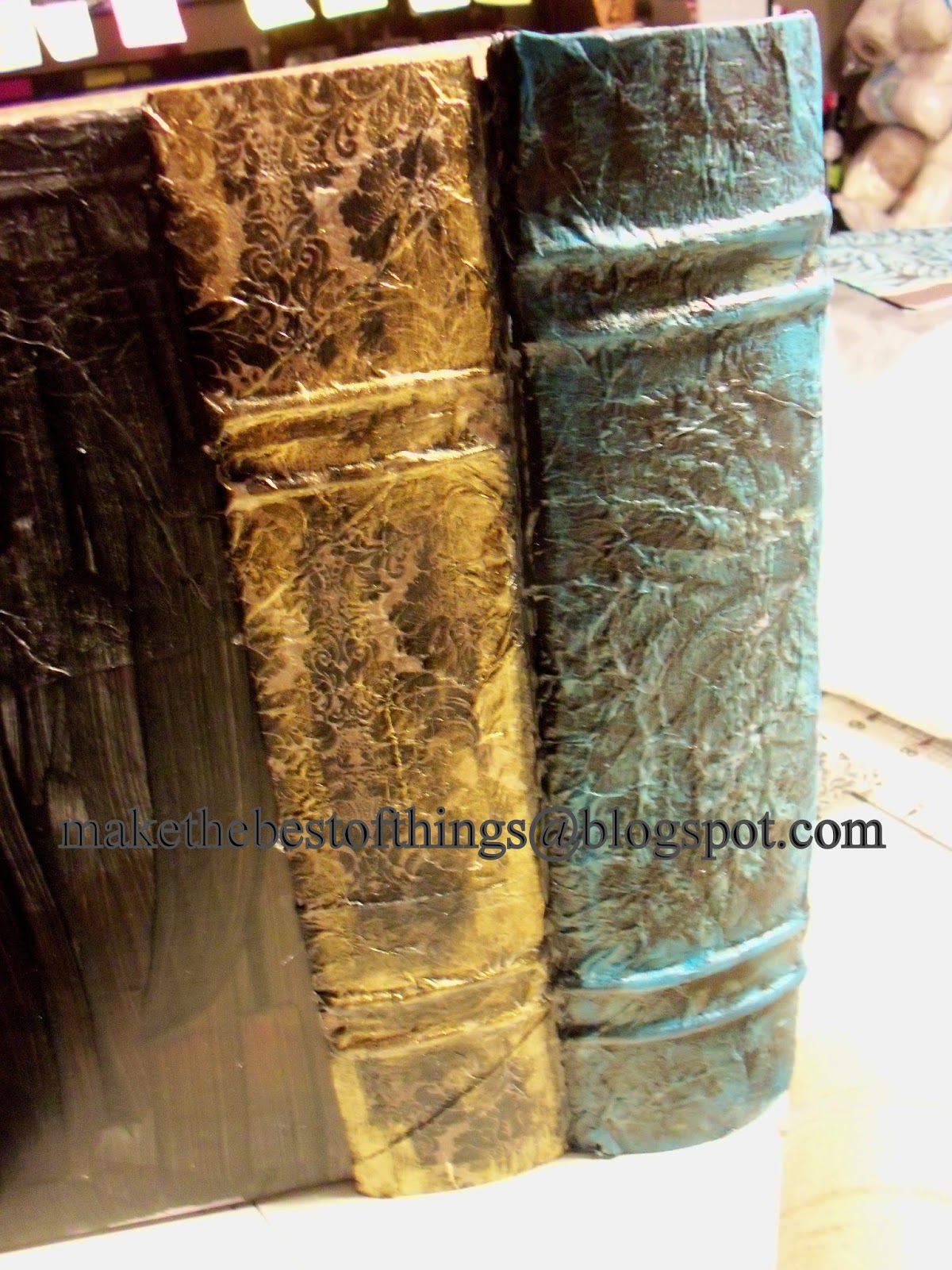 Make The Best of Things: Save The Books! DIY a Fake Book Box