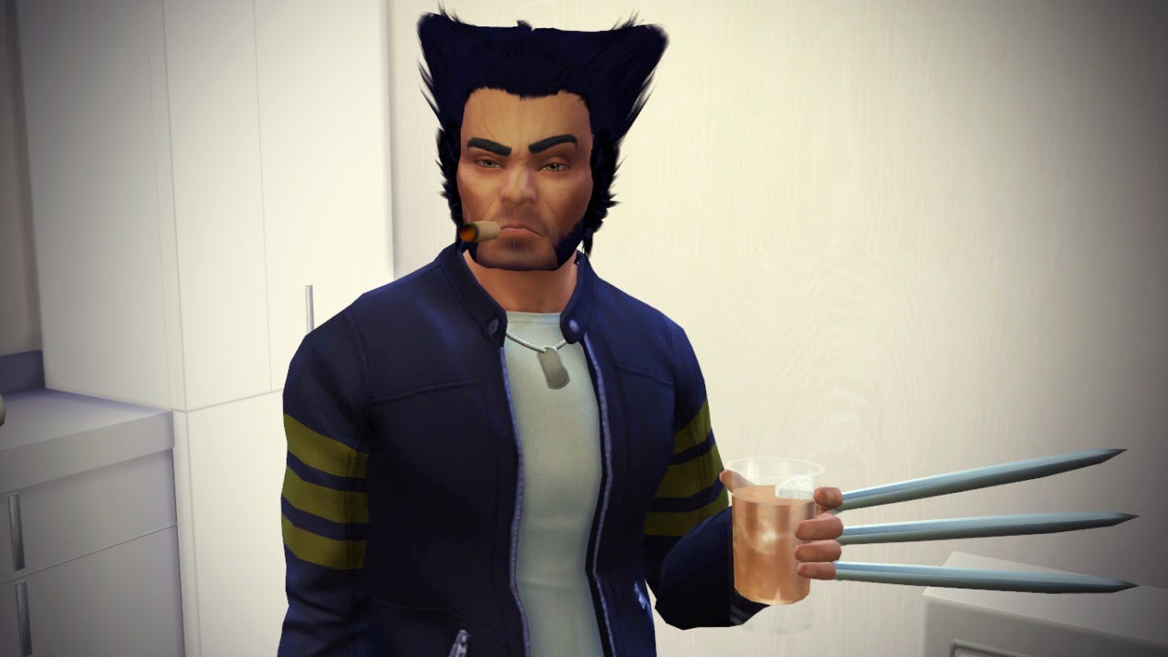 My Sims 4 Blog: Wolverine Hair, Facial Hair, Bodysuit, Claws and More ...