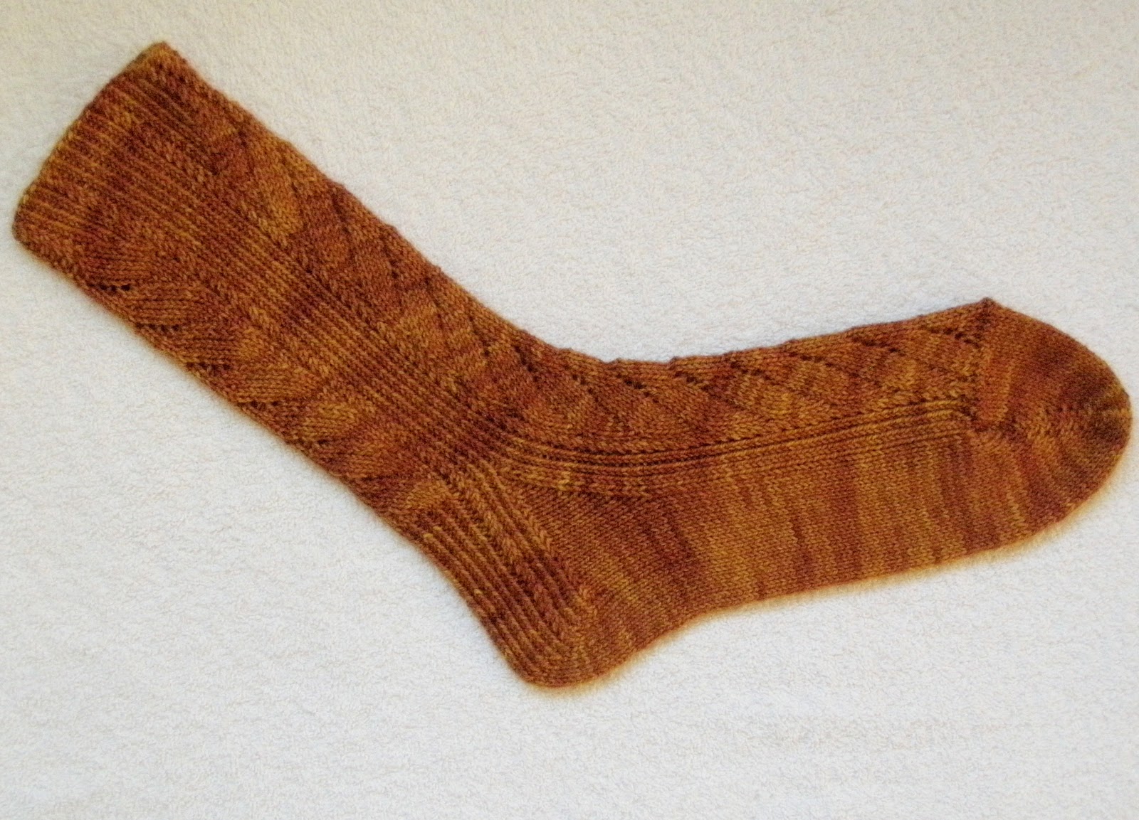 Mock Cables and Lace–Halfway Done! – Ann Budd Knits