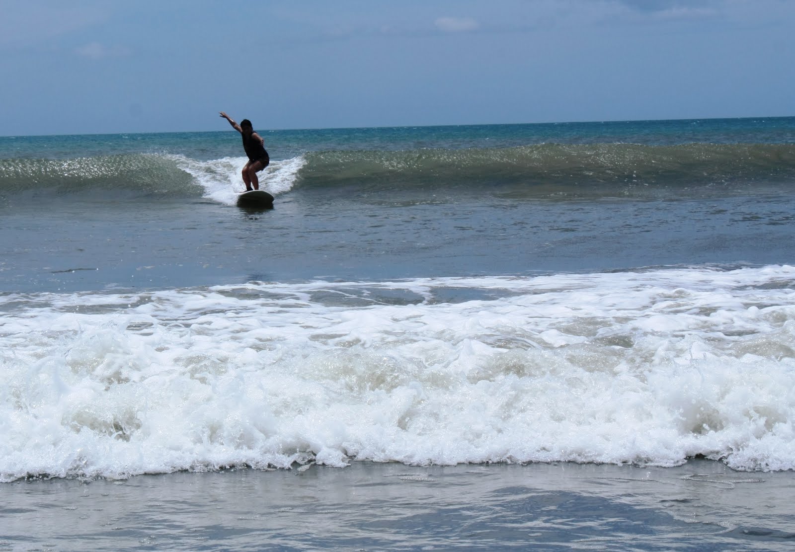 memories of a traveling goldfish: Surfing at Bagasbas Beach