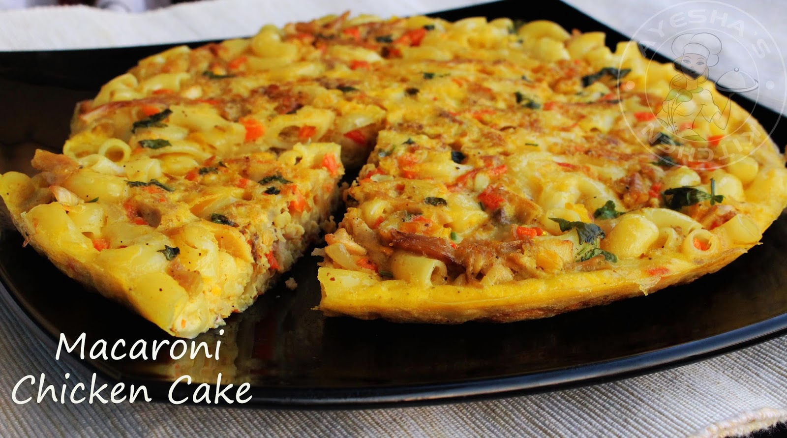 MACARONI RECIPE - CHICKEN MACARONI CAKE / MACARONI POLA