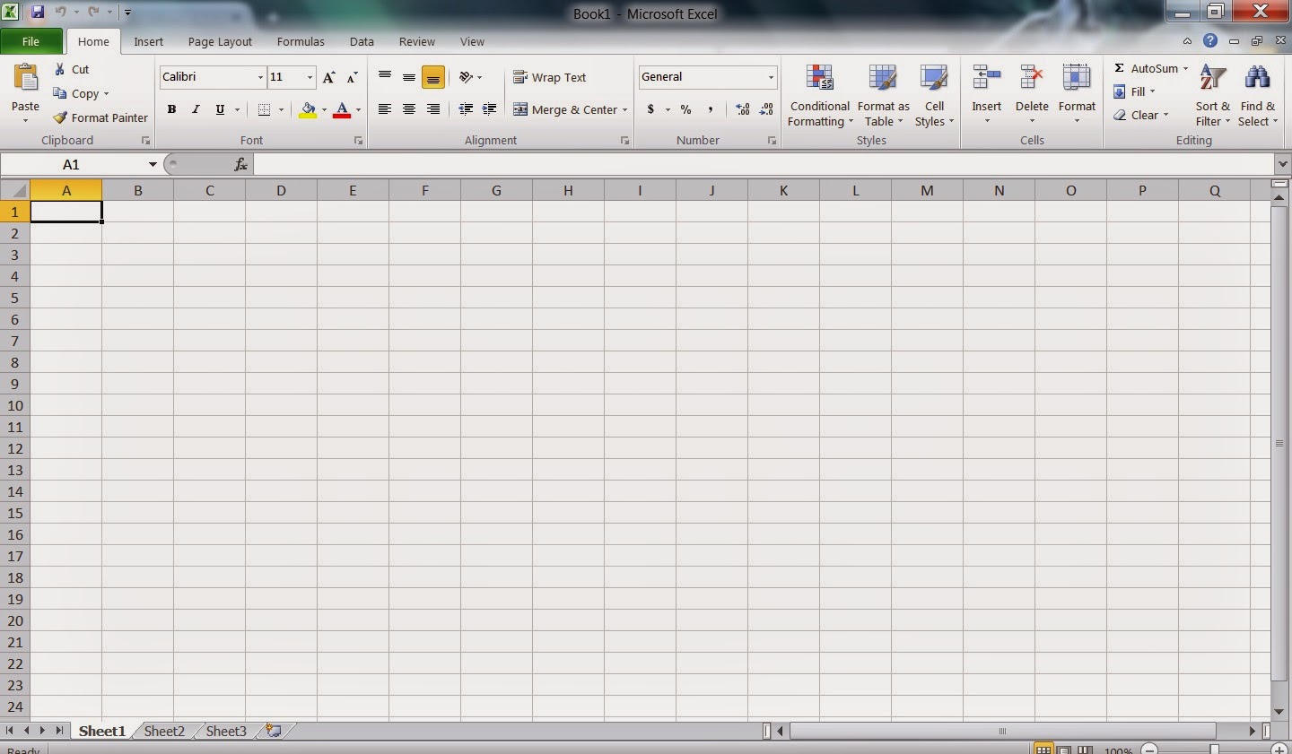 Mengenal Microsoft Excel 2010 - Dunia Informatika