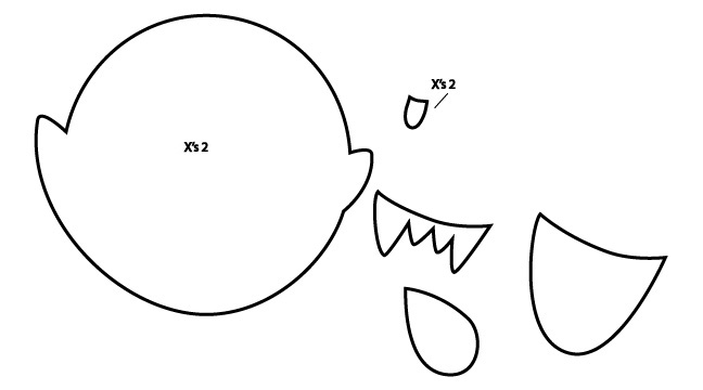 How to make Mario Boo Plush