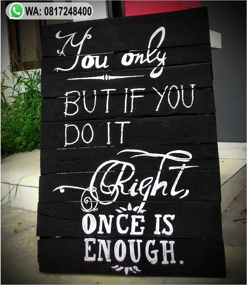 38+ Inspirasi Terpopuler Hiasan Dinding Lettering