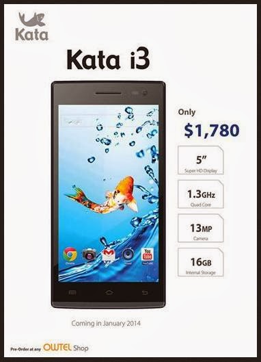 Kata Mobile i3 Spotted On Their Website