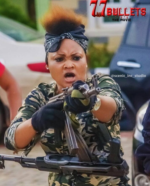 Mercy Aigbe Injured On 77 Bullets Nollywood Movie Set, Shows Off Scar ...