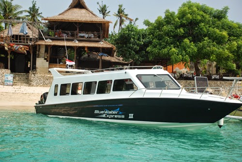 Blue Water Express Fast Boat to Gili Islands - Gili Trawangan Island ...