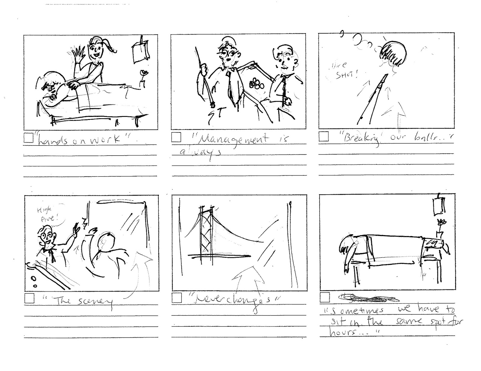 Storyboarding, an Independent Study: Storyboards for a Mock Commercial